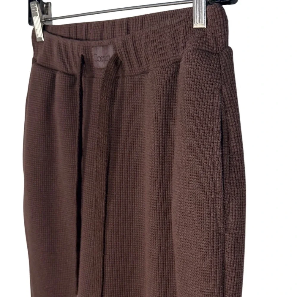 Comfrt | Pants & Jumpsuits | Comfrt Waffle Lounge Pants Rich Brown Draw ...